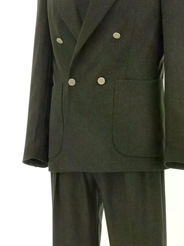 BRIGLIA 1949 Bolgheri Double-breasted Suit - Green