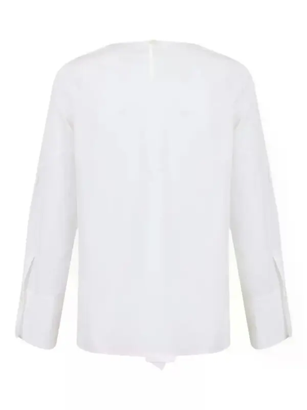 3.1 Phillip Lim Tie-front Blouse - Wh100 White