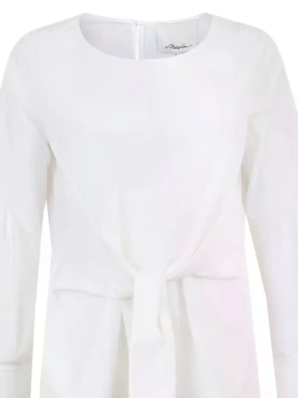 3.1 Phillip Lim Tie-front Blouse - Wh100 White