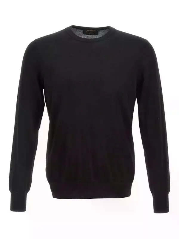 GRAN SASSO Crew-neck Sweater With Ribbed Trims