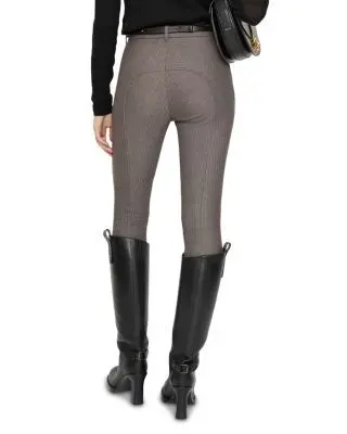 Burberry Herringbone Stretch Cotton Jodhpurs
