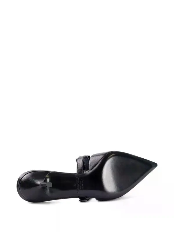 Valentino Garavani 40mm Bow-detail Mules - Black