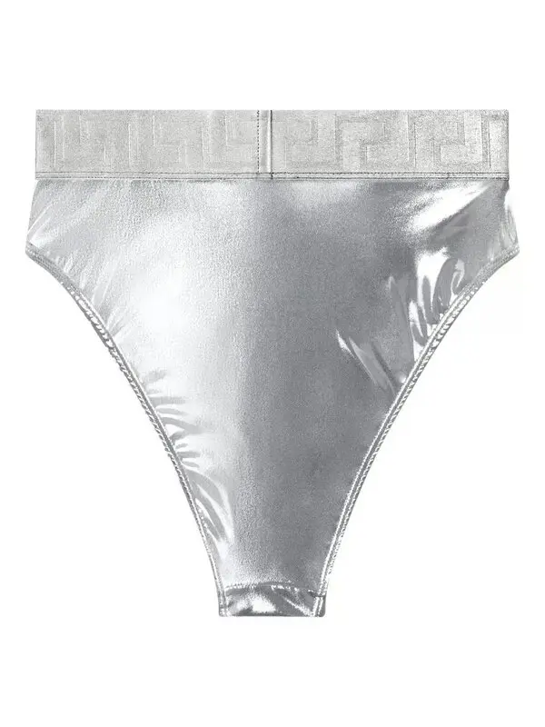 Versace Metallic Bikini Bottom