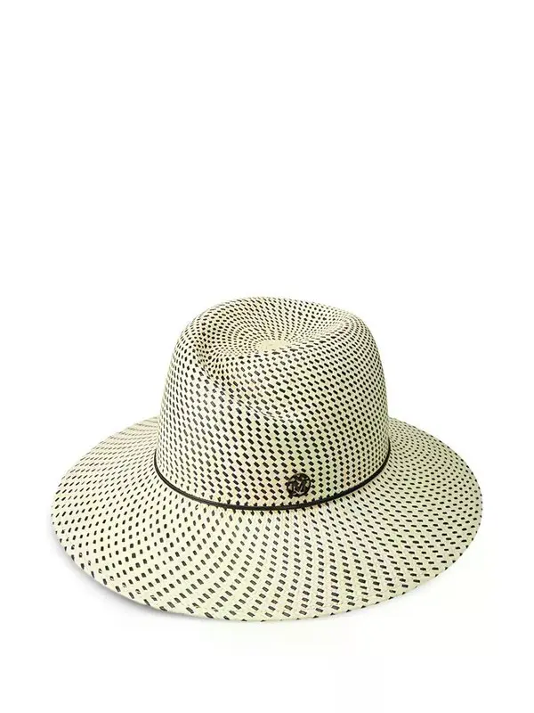 MAISON MICHEL Virginie Fedora Hat - Neutrals