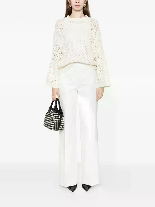 Fabiana Filippi Open Knit Sweater - Neutrals