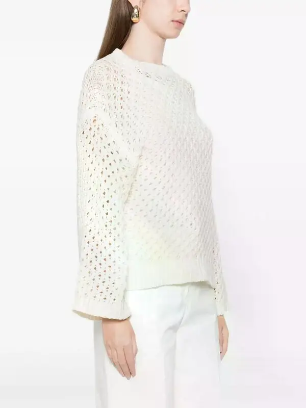Fabiana Filippi Open Knit Sweater - Neutrals