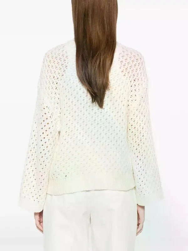 Fabiana Filippi Open Knit Sweater - Neutrals