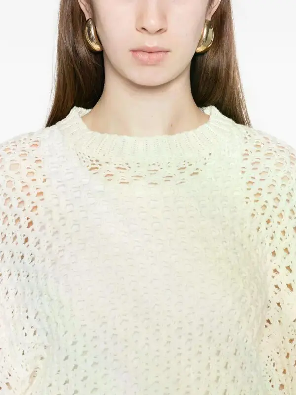 Fabiana Filippi Open Knit Sweater - Neutrals