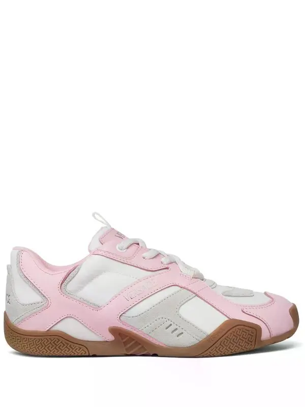 Versace Galaxia Low-top Lace-up Sneakers - Pink