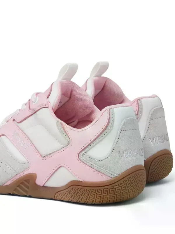 Versace Galaxia Low-top Lace-up Sneakers - Pink