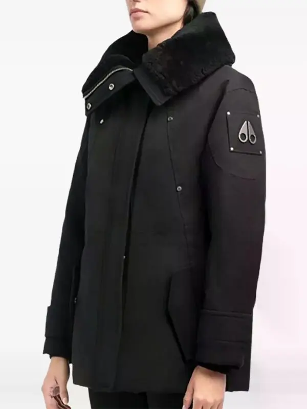 Moose Knuckles Aurora Faux-fur Collar Jacket