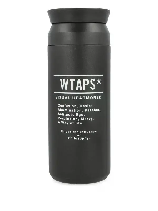 WTAPS X Kinto Printed-motif Bottle - Black