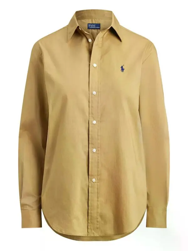 Polo Ralph Lauren Long-sleeved Twill Shirt - Neutrals