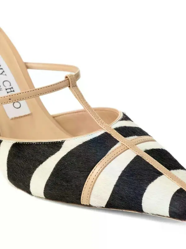 JIMMY CHOO Gloria 85 Heeled Mules - Black