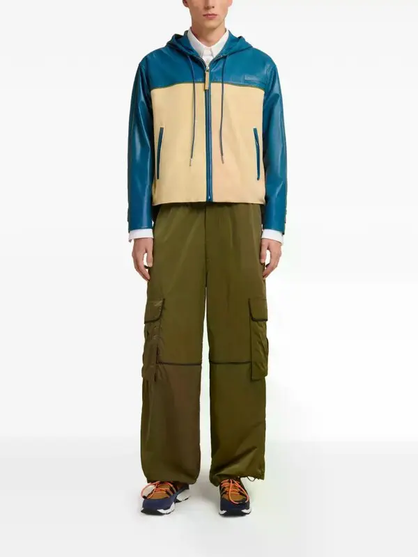Marni Hooded Leather Jacket