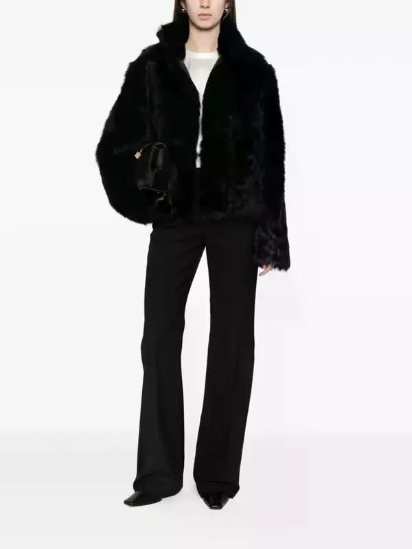 TOTEME Shearling Jacket - Black