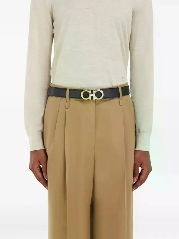 FERRAGAMO Reversible Gancini-buckle Belt