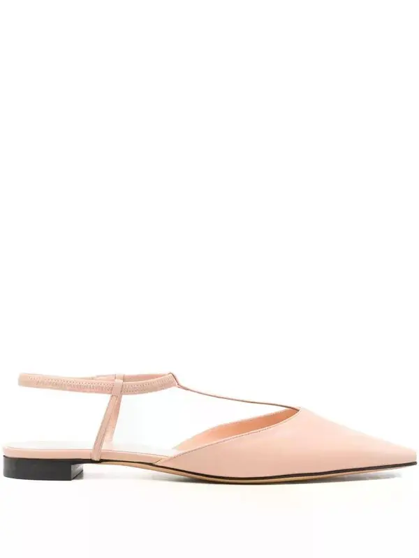 ERALDO Point-toe Flat Pumps - Pink