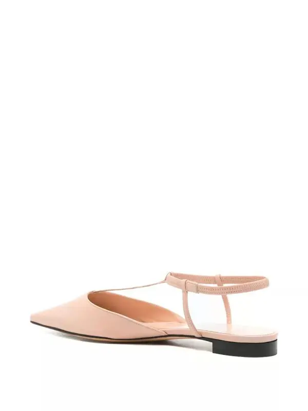 ERALDO Point-toe Flat Pumps - Pink