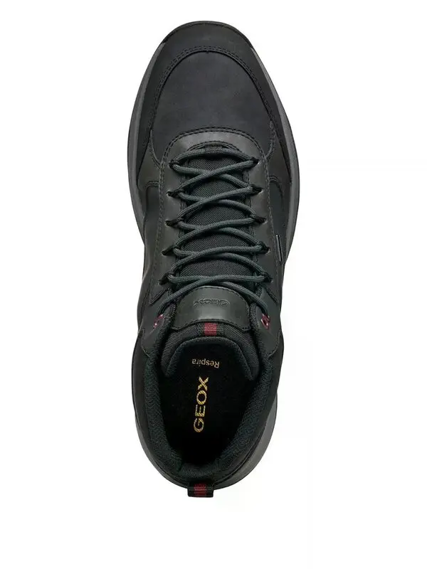 Geox Panelled Lace-up Ankle Boots