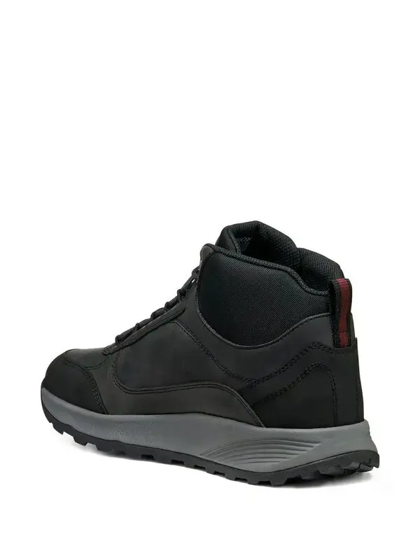 Geox Panelled Lace-up Ankle Boots