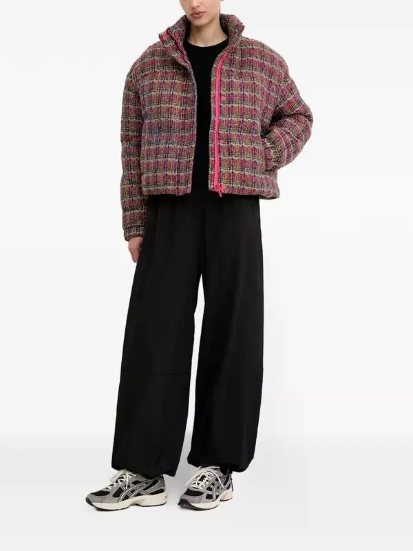 Emporio Armani Plaid Puffer Jacket