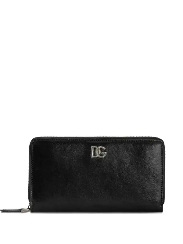 Dolce & Gabbana Tempesta Leather Wallet - Black