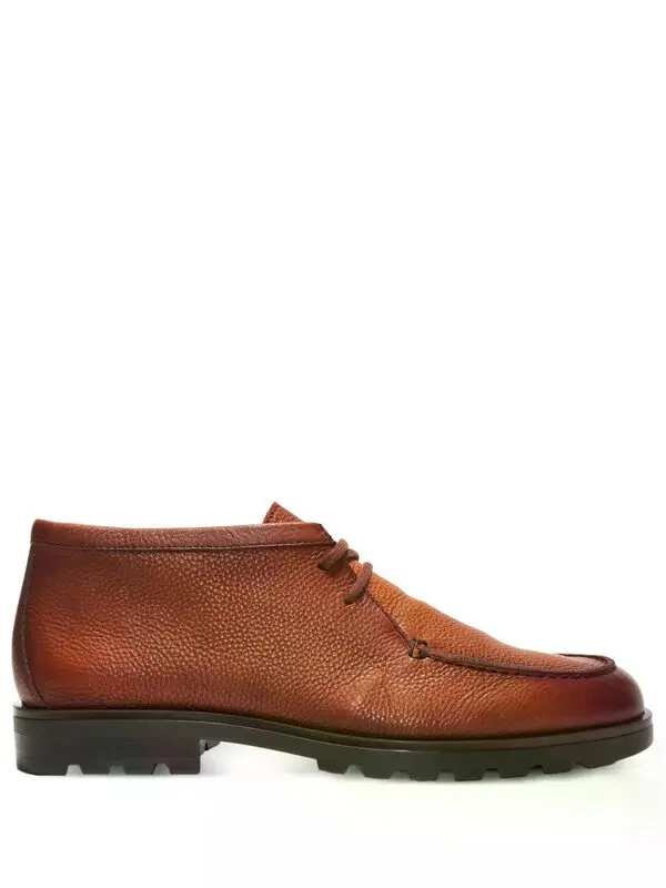 Santoni Lace-up Boots - Brown
