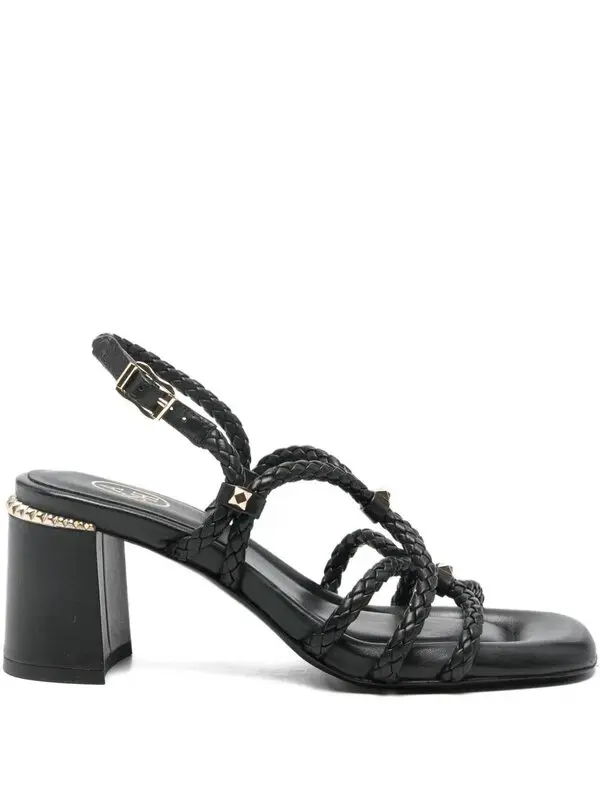 Ash 60mm Braided Block Heel Sandals