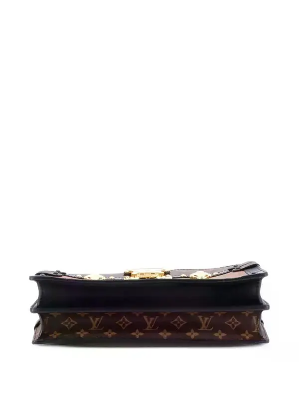 LOUIS VUITTON Trunk Reverse Monogram Canvas Clutch - Brown