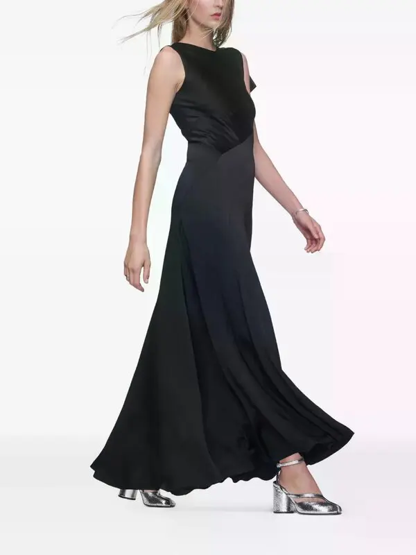 MAISON MARGIELA Bow-detail Asymmetric Gown - Black
