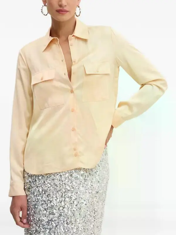 Patrizia Pepe Buttoned Pocket Shirt