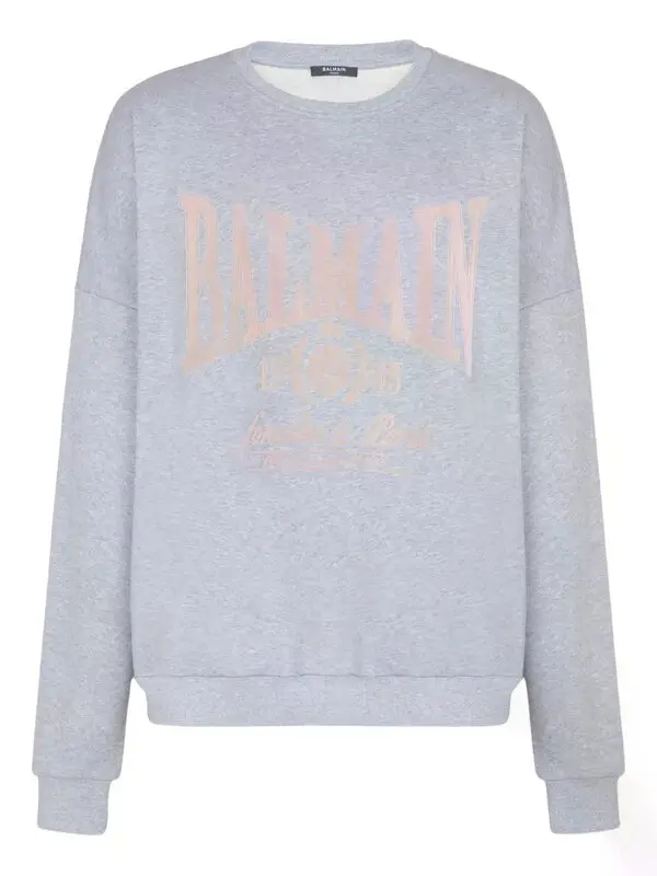 Balmain Printed Cotton Sweater