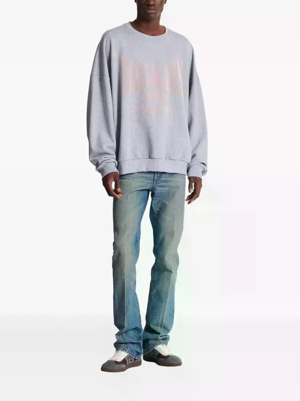 Balmain Printed Cotton Sweater
