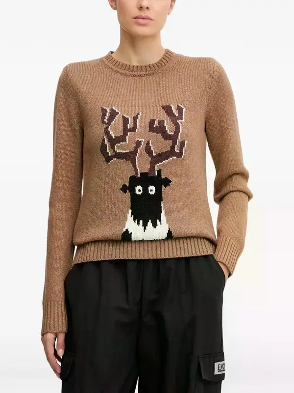 EA7 Embroidered Sweater