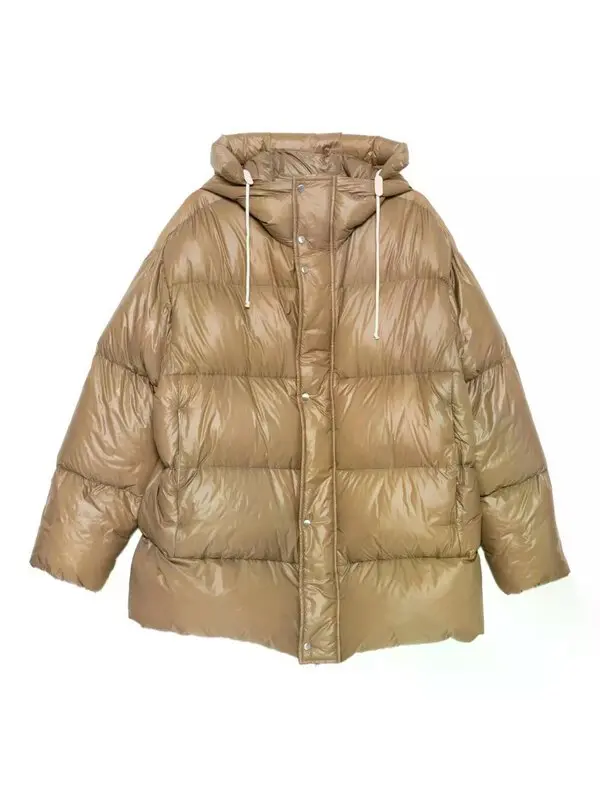 JIL SANDER Down Jacket - Brown