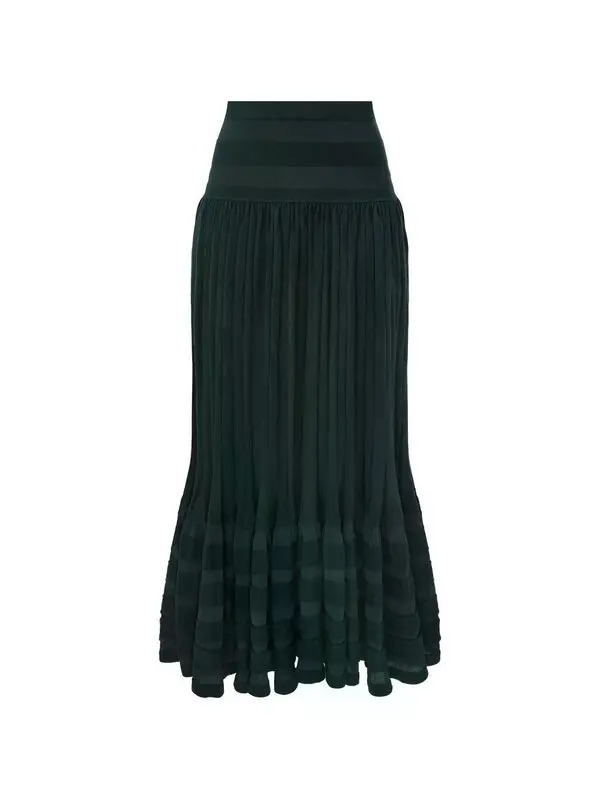 Zimmermann Rebellion Midi Skirt - Green