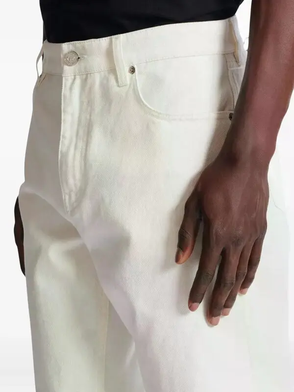 Balmain Straight-leg Cotton Jeans - White