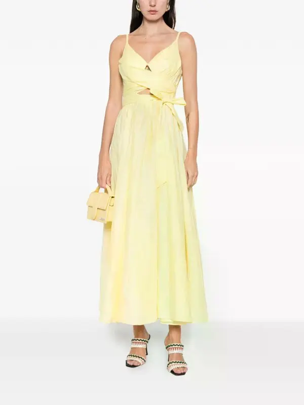 Zimmermann Tie-waist Midi Dress