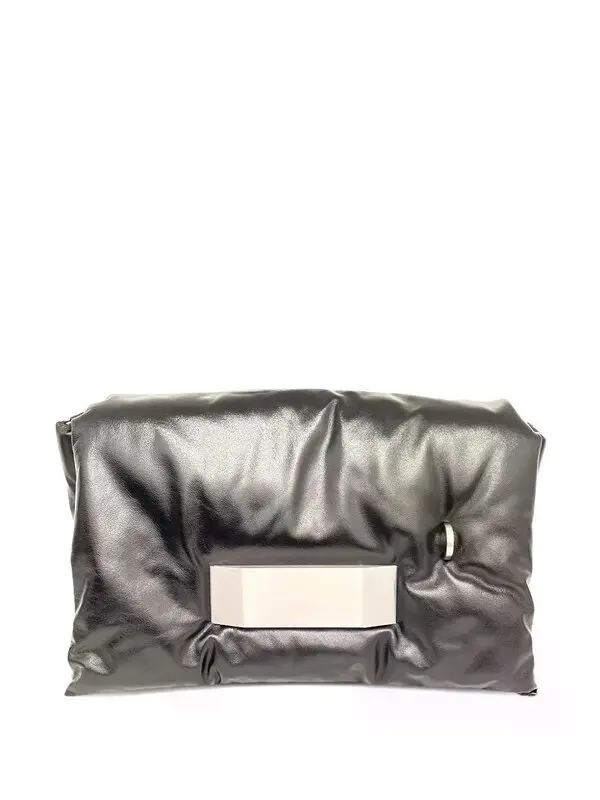 Rick Owens Pillow-effect Leather Shoulder Bag - Black