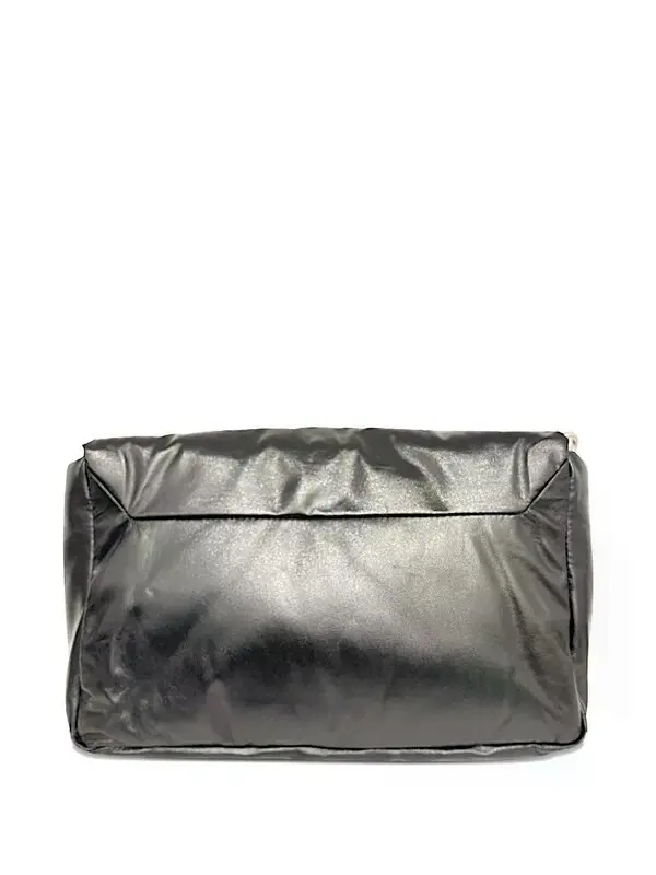 Rick Owens Pillow-effect Leather Shoulder Bag - Black