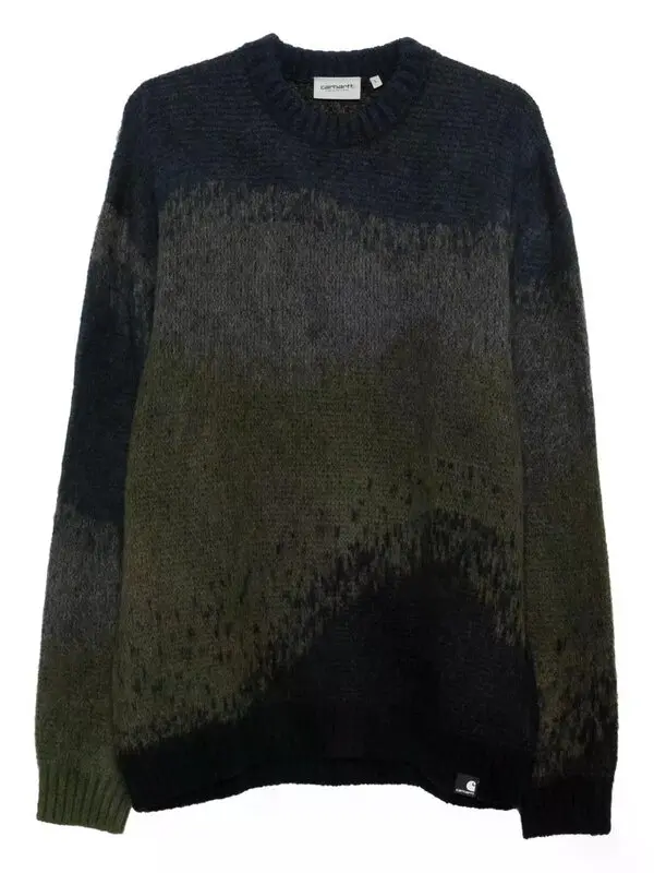 Carhartt Work In Progress Colour-block Crew-neck Sweater - Blue
