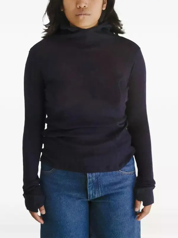 BASERANGE Long-sleeve Hooded T-shirt