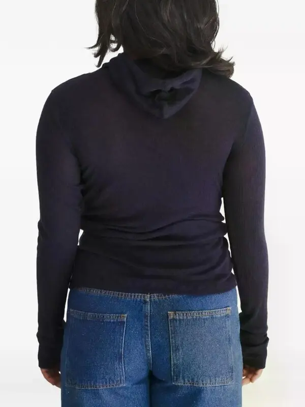 BASERANGE Long-sleeve Hooded T-shirt