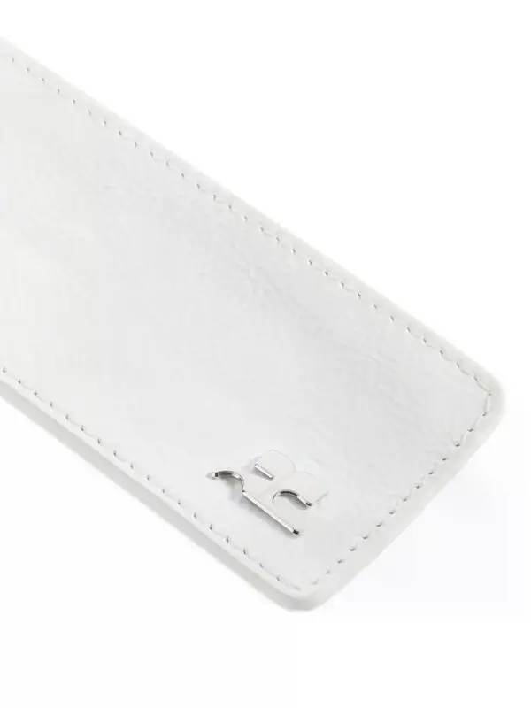 COURREGES Logo Slap Bracelet - White