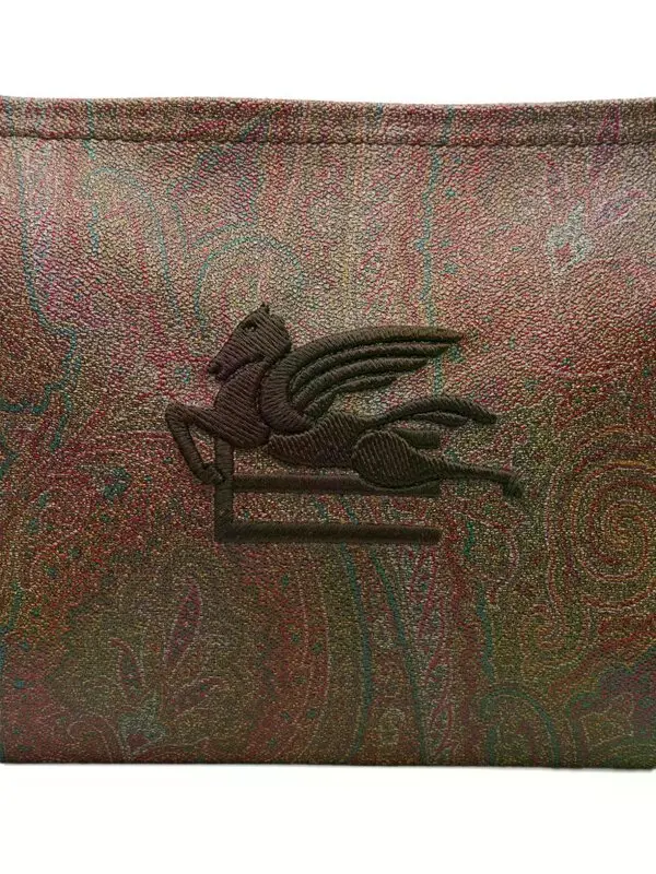 Etro Paisley Pegasus Cotton Clutch