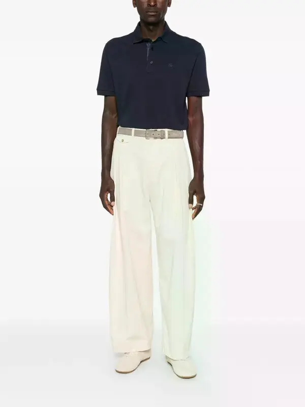 Etro Logo-embroidered Polo Shirt
