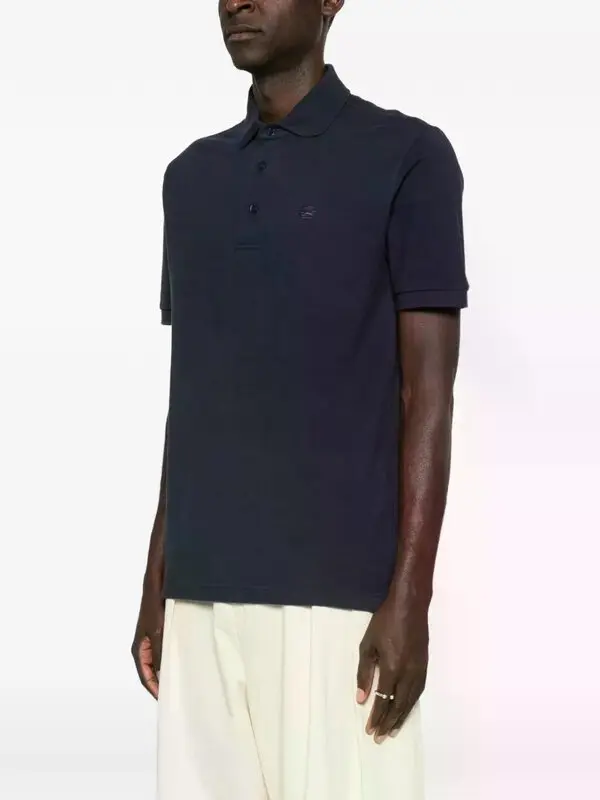 Etro Logo-embroidered Polo Shirt