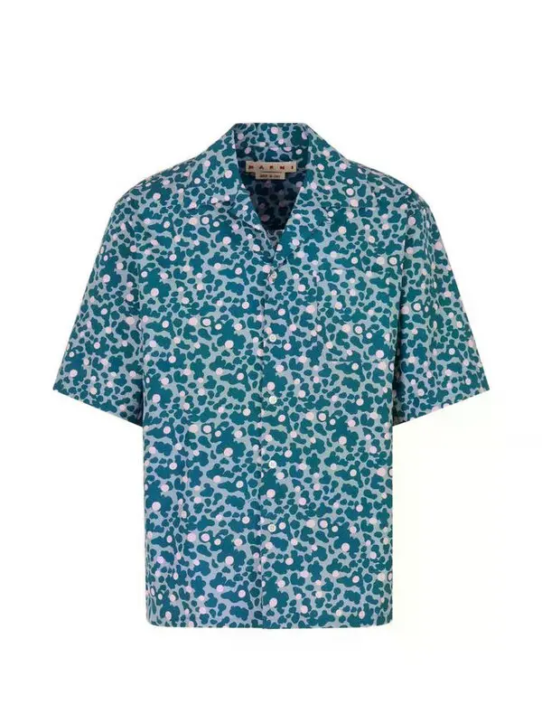 Marni Short-sleeve Pocket Shirt - Blue