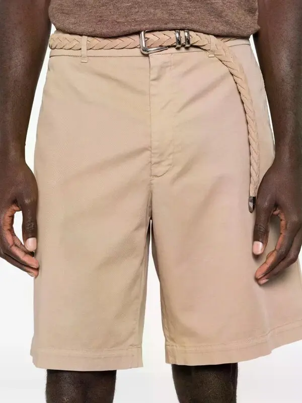 Brunello Cucinelli Belt-loops Shorts - Neutrals